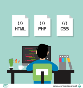 코딩 일러스트 ai 무료다운로드 free coding illustration - Urbanbrush