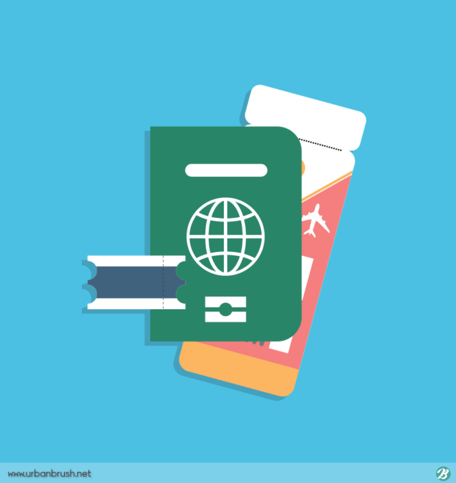 여권 일러스트 ai 무료다운로드 free passport vector - 어반브러시