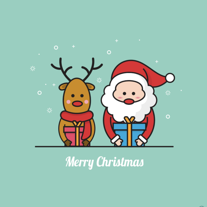 성탄절 포스터 일러스트 ai 무료다운로드 - christmas poster - Urbanbrush