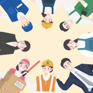 모여라 근로자 일러스트 ai 다운로드 download together workers vector - 어반브러시