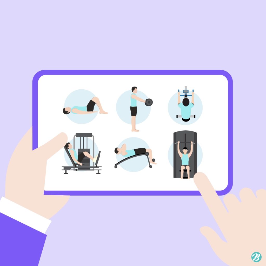 운동 헬스 선택 일러스트 ai 다운로드 download exercise fitness selection vector - 어반브러시