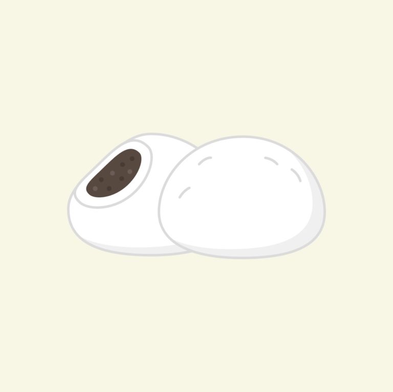모찌떡 일러스트 ai 무료다운로드 free Mochi rice cake vector - 어반브러시